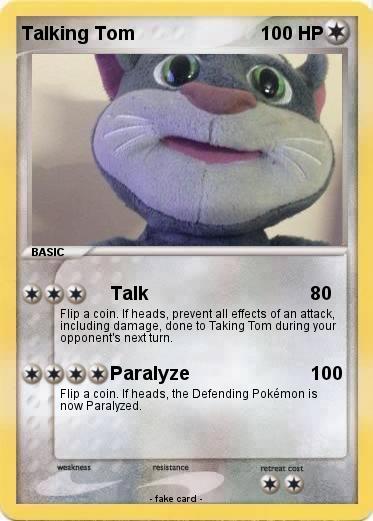 Pokémon Talking Tom 20 20 - Talk - My Pokemon Card
