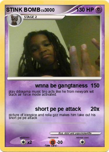 Pokémon STINK BOMB 56 56 - wnna be gangtaness - My Pokemon Card