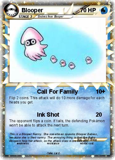 Pokémon Blooper 86 86 - Call For Family - My Pokemon Card