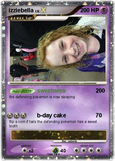 Pokémon izziebella - sweetness - My Pokemon Card