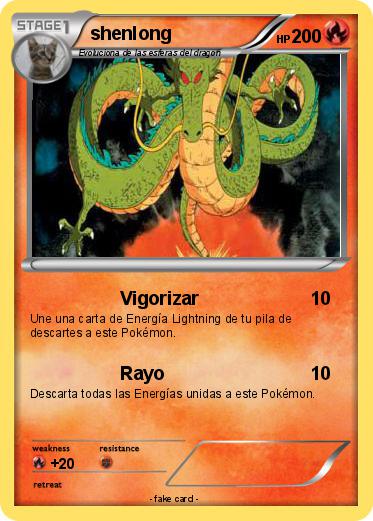Pokémon shenlong 20 20 - Vigorizar - Mi carta pokémon