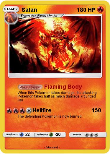Pokémon Satan 379 379 - Flaming Body - My Pokemon Card
