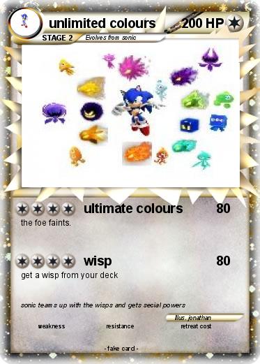 Pokémon unlimited colours - ultimate colours - My Pokemon Card
