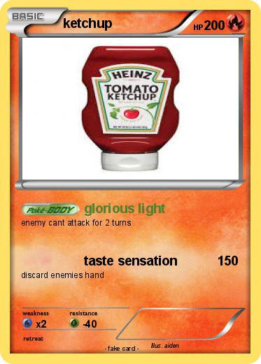 Pokémon ketchup 104 104 - glorious light - My Pokemon Card