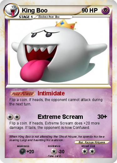 Pokémon King Boo 263 263 - Intimidate - My Pokemon Card