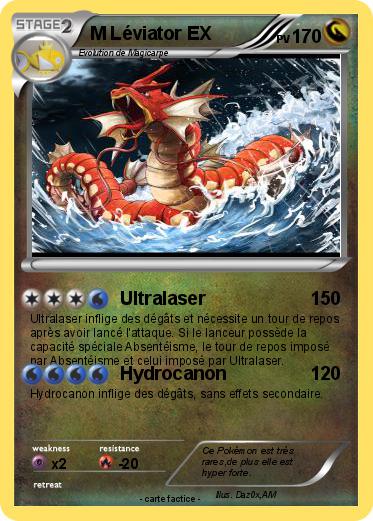 Pokémon M Leviator EX 8 8 - Ultralaser - Ma carte Pokémon