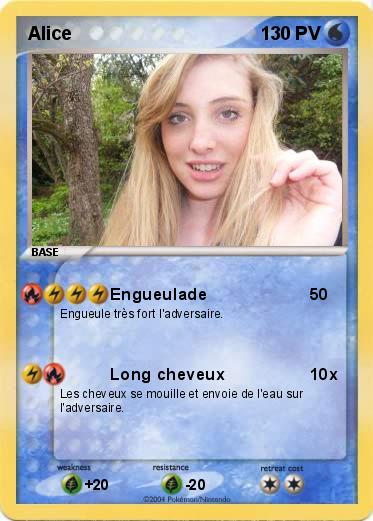 Pokémon Alice 50 50 - Engueulade - Ma carte Pokémon