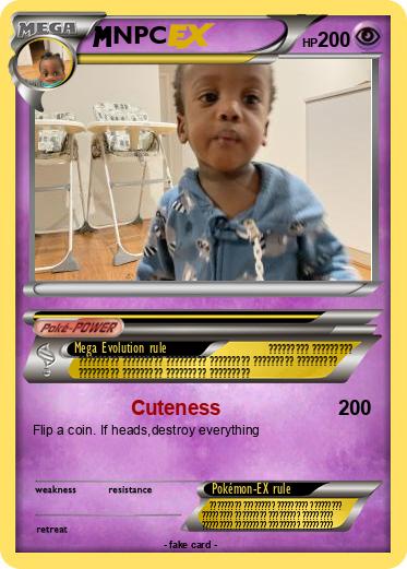 Pokémon NPC 34 34 - Cuteness - My Pokemon Card