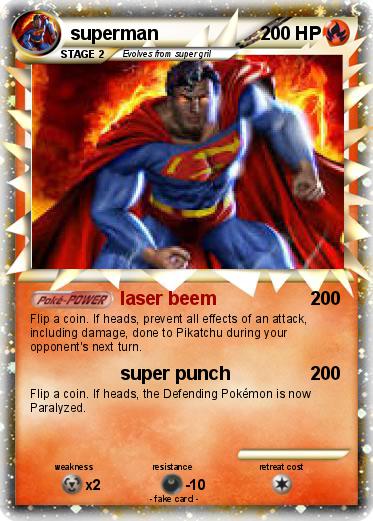 Pokémon superman 687 687 - laser beem - My Pokemon Card