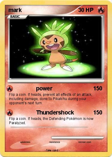 Pokémon mark 987 987 - power - My Pokemon Card
