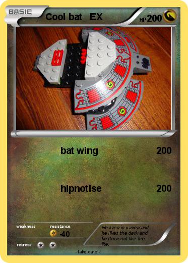 Pokémon Cool bat EX - bat wing - My Pokemon Card