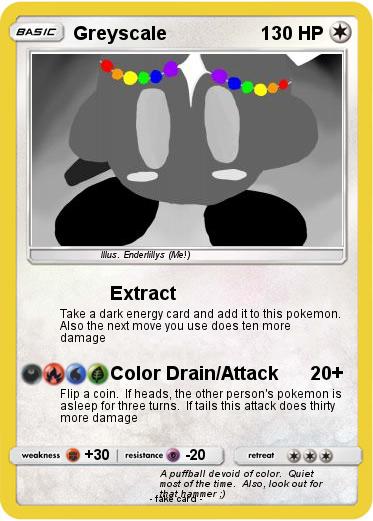Pokémon Greyscale - Extract - My Pokemon Card