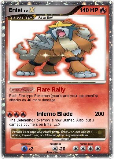 Pokémon Entei 1321 1321 - Flare Rally - My Pokemon Card