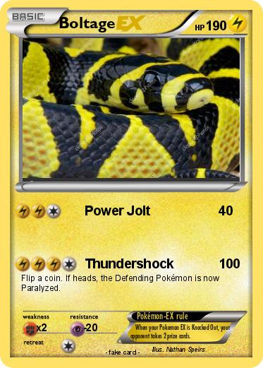 Pokémon Boltage - Power Jolt - My Pokemon Card