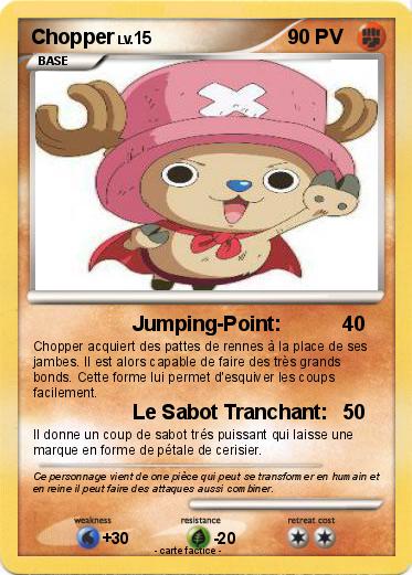 Pokémon Chopper 409 409 - Jumping-Point: - Ma carte Pokémon