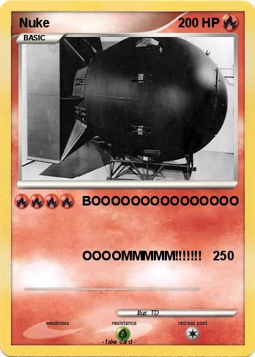 Pokémon Nuke 58 58 - BOOOOOOOOOOOOOOO - My Pokemon Card