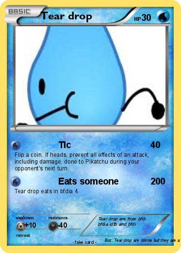 Pokémon Tear drop 1 1 - Tlc - My Pokemon Card
