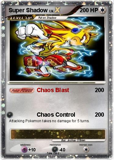 Pokémon Super Shadow 636 636 - Chaos Blast - My Pokemon Card