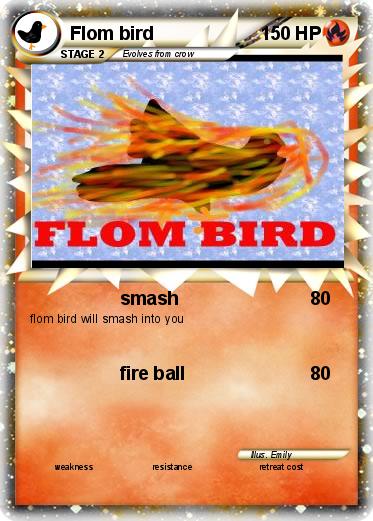 Pokémon Flom bird - smash - My Pokemon Card