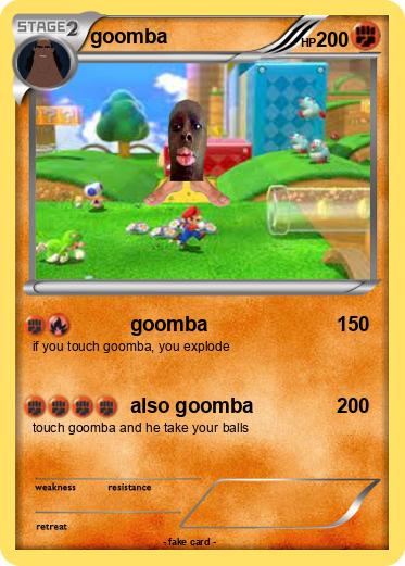 Pokémon goomba 895 895 - goomba - My Pokemon Card