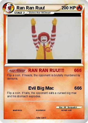 Pokémon Ran Ran Ruu - RAN RAN RUU!!!! 666 - My Pokemon Card
