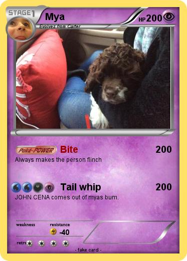 Pokémon Mya 78 78 - Bite - My Pokemon Card