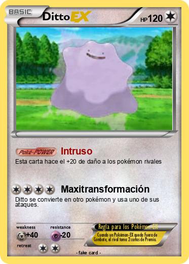 Pokémon Ditto 920 920 - Intruso - Mi carta pokémon