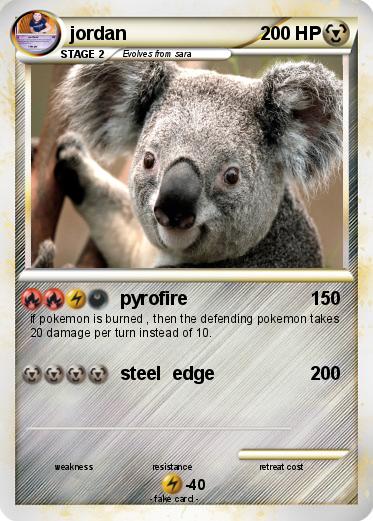 Pokémon jordan 500 500 - pyrofire - My Pokemon Card
