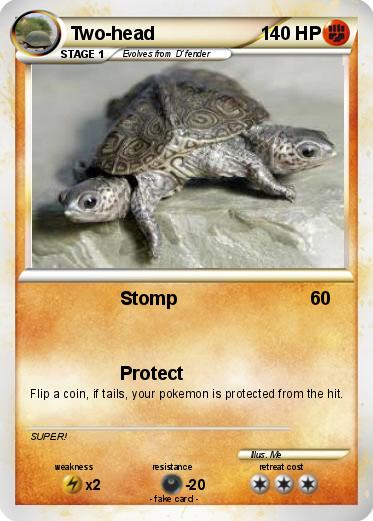 Pokémon Two head 3 3 - Stomp - My Pokemon Card