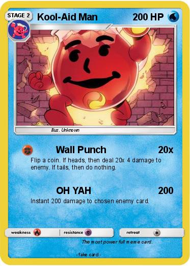 Pokémon Kool Aid Man 120 120 - Wall Punch - My Pokemon Card