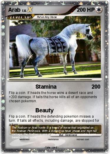 Pokémon Arab 10 10 - Stamina - My Pokemon Card