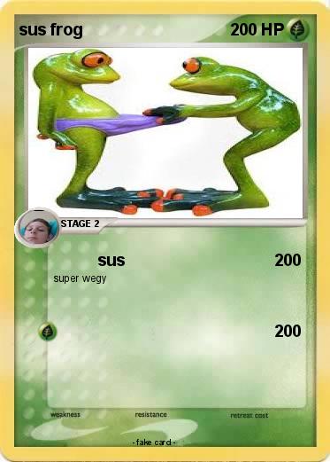 Pokémon sus frog - sus - My Pokemon Card