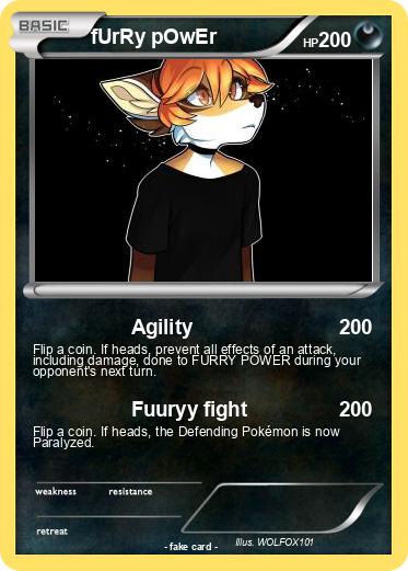 Pokémon fUrRy pOwEr - Agility - My Pokemon Card