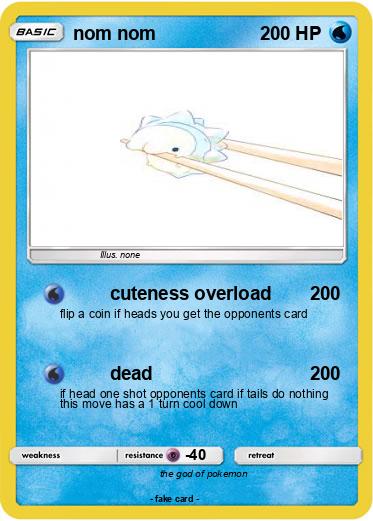 Pokémon nom nom 46 46 - cuteness overload - My Pokemon Card