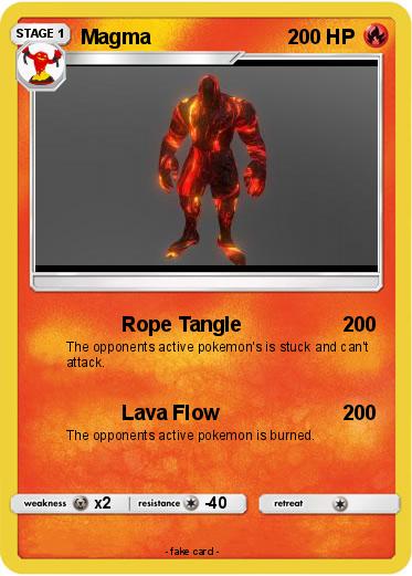 Pokémon Magma 330 330 - Rope Tangle - My Pokemon Card