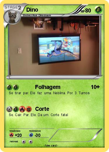 Pokémon Dino 829 829 - Folhagem - My Pokemon Card