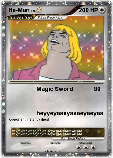 Pokémon He Man 50 50 - Magic Sword - My Pokemon Card