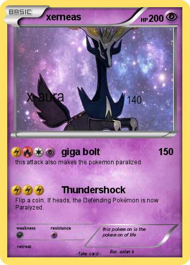Pokémon xerneas 1092 1092 - giga bolt - My Pokemon Card