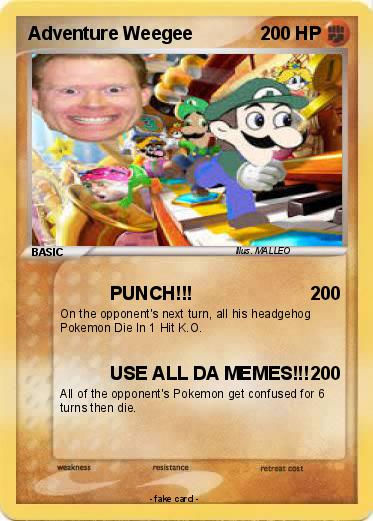 Pokémon Adventure Weegee - PUNCH!!! - My Pokemon Card