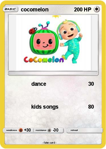 Pokémon cocomelon 13 13 - dance - My Pokemon Card