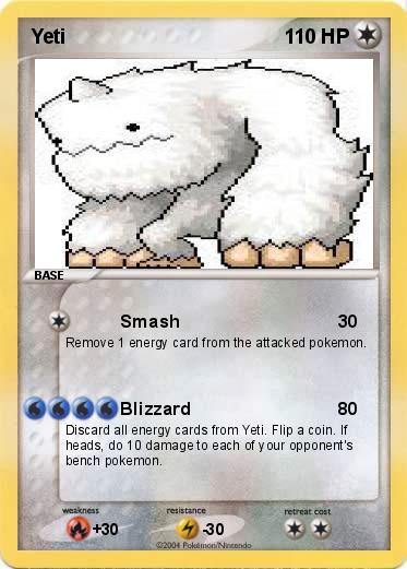 Pokémon Yeti 4 4 - Smash - My Pokemon Card
