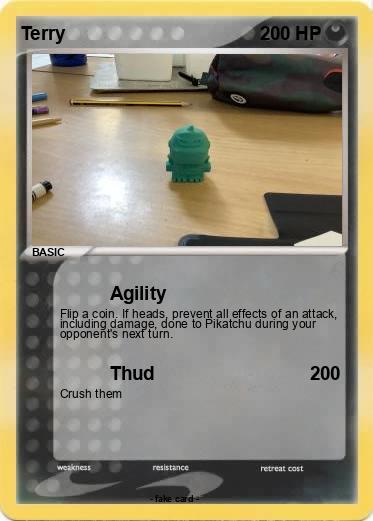 Pokémon Terry 250 250 - Agility - My Pokemon Card