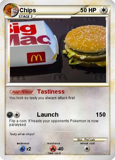 Pokémon Chips 87 87 - Tastiness - My Pokemon Card