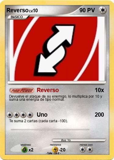 Pokémon Reverso - Reverso - Mi carta pokémon