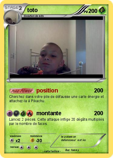 Pokémon toto 218 218 - position - Ma carte Pokémon