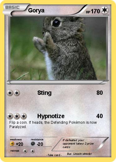 Pokémon Gorya - Sting - My Pokemon Card