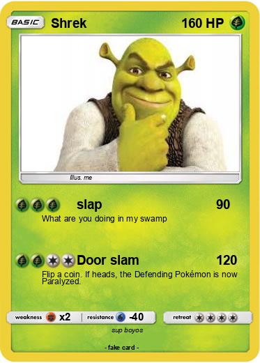 Pokémon Shrek 2722 2722 - slap - My Pokemon Card