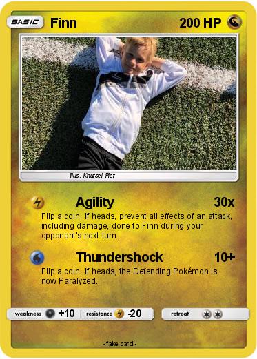 Pokémon Finn 1890 1890 - Agility - My Pokemon Card