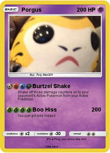 Pokémon Porgus - Burtzel Shake - My Pokemon Card