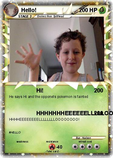 Pokémon Hello 881 881 - Hi! - My Pokemon Card
